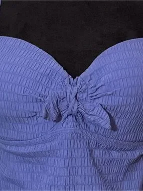 Jessica Simpson | Swim | Jessica Simpson Tankini Halter Top Periwinkle ...